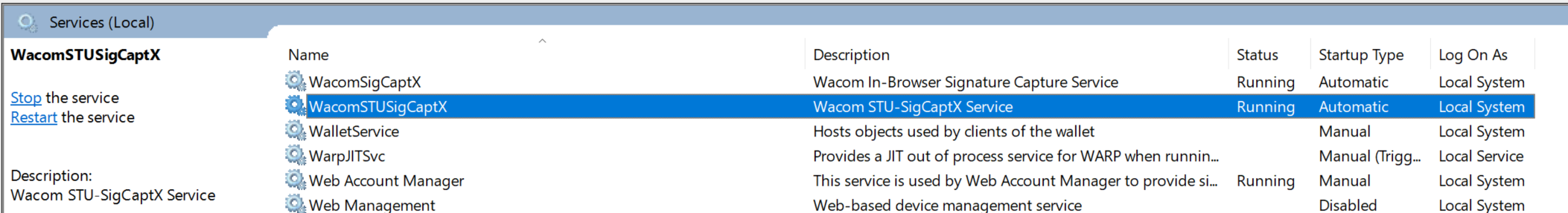 STU SigCaptX Troubleshooting – Developer Support