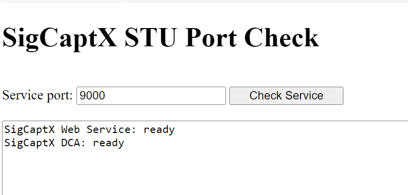 STU SigCaptX Troubleshooting – Developer Support